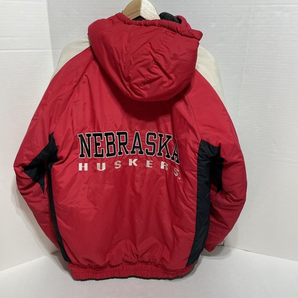 LOGO 7 | Jackets & Coats | Vintage Nebraska Cornhuskers Logo 7 Puffer ...